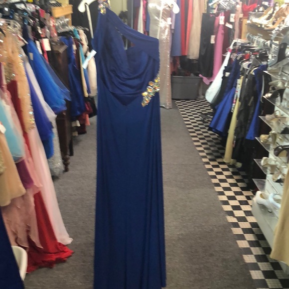 Riva Designs | Dresses | Riva Designs Royal Blue Size 56 Formal Dress ...